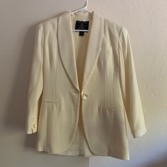 The Limited | Jackets & Coats | The Limited One Button Long Wool Blazer ...